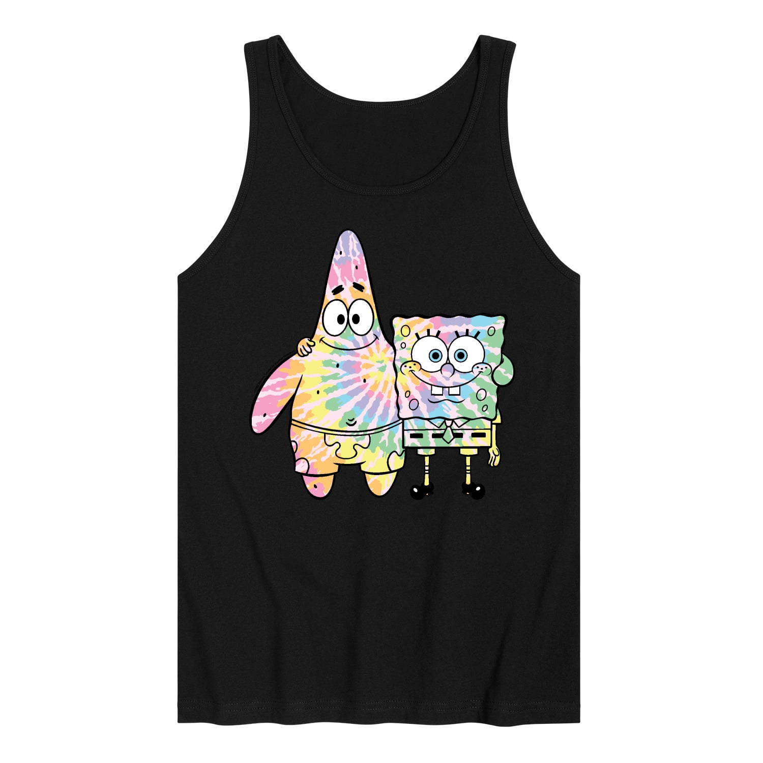 SpongeBob SquarePants - SpongeBob & Patrick Tie Dye - Men's Jersey Tank ...