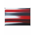 Black And Red Brush Sun Shade Sail 14'X18' Modern Art Classic UV Block ...