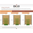 Enclo Privacy Screens EC18022 5ft H x 3.2ft W Concord Wood Outdoor ...
