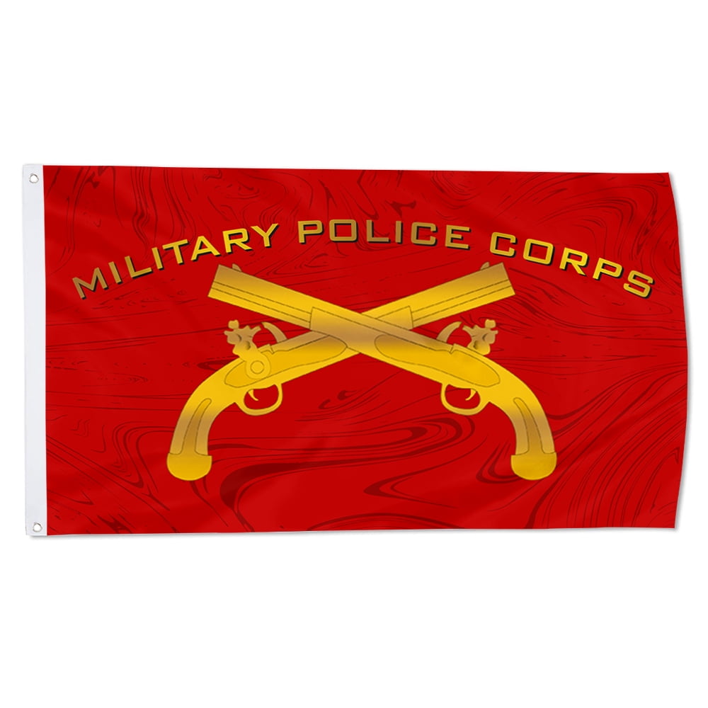 Cayyon Military Police Corps Flag 3x5Feet Military Banner with 2 Brass ...
