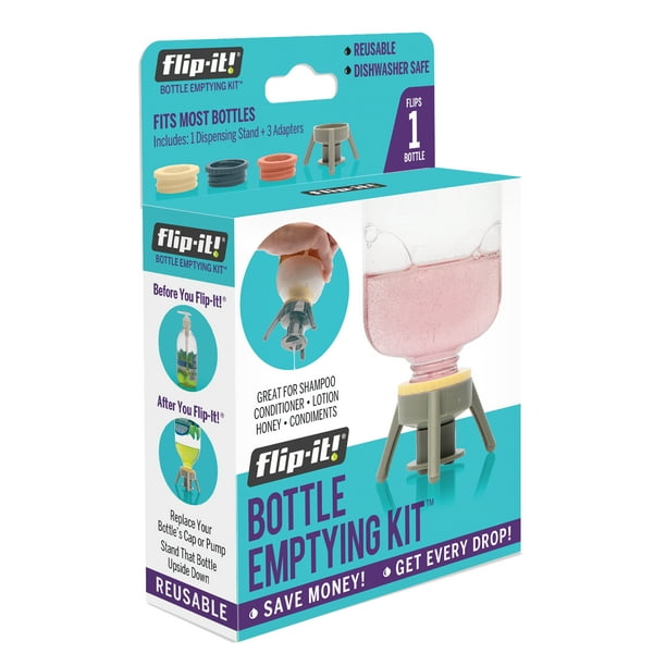 Flip-It! Bottle Emptying Kit, Single Pack ? Bath and Beauty - Walmart.com