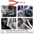 4-in-1 Automotive Clip Pliers Set, Electrical Disconnect & Connector ...