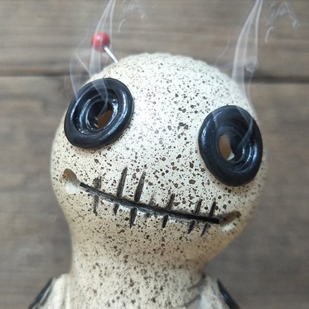 Megalia Cartoon Sprayable Voodoo Doll Incense Burner Resin Cursed Dolls ...