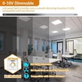 2x2FT LED Flat Panel Light, Selectable CCT(3000/4000/5000K) Recessed ...