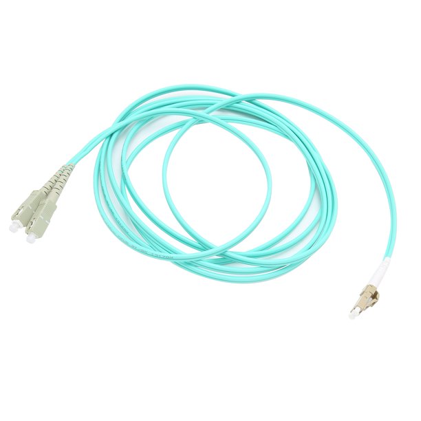 Cable óptico LC UPC SC UPC Fibra óptica multimodo de doble núcleo para ...