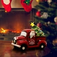 Mr. Christmas 10.5" Nostalgic Ceramic Truck, White Santa, LED Tree ...
