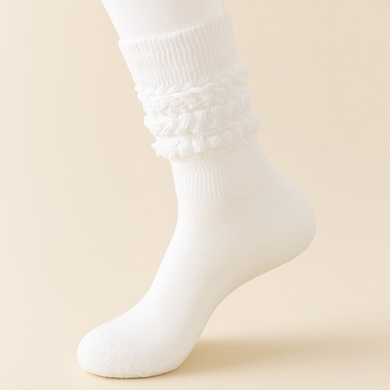 Click here for Suxumhao Socks-5 Pairs White Slouchy Socks one Siz... prices