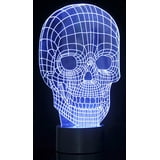 PlayWorld Board No More! 3D Skull Laser Cut Precision LED Lights ...