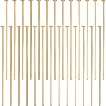 500x Flat Head Pin Sequin Pins for Jewelry Making Beading Craft 26mm ...