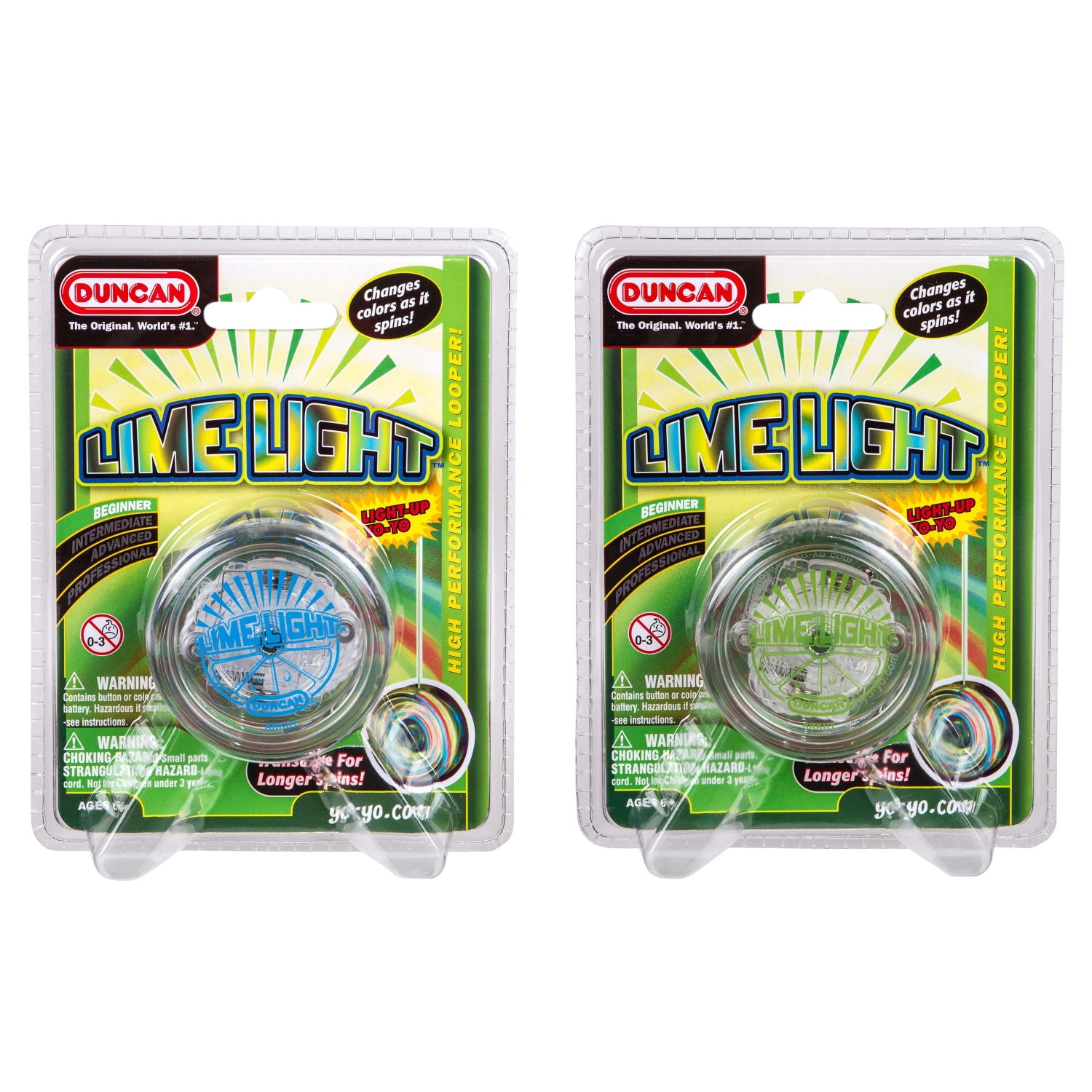 Duncan Toys Limelight LED Light-Up Yo-Yo, Beginner Level Yo-Yo with LED ...