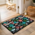 2x3 Washable Area Rugs,Watercolor Marine Life Shark Coral Non-Slip ...