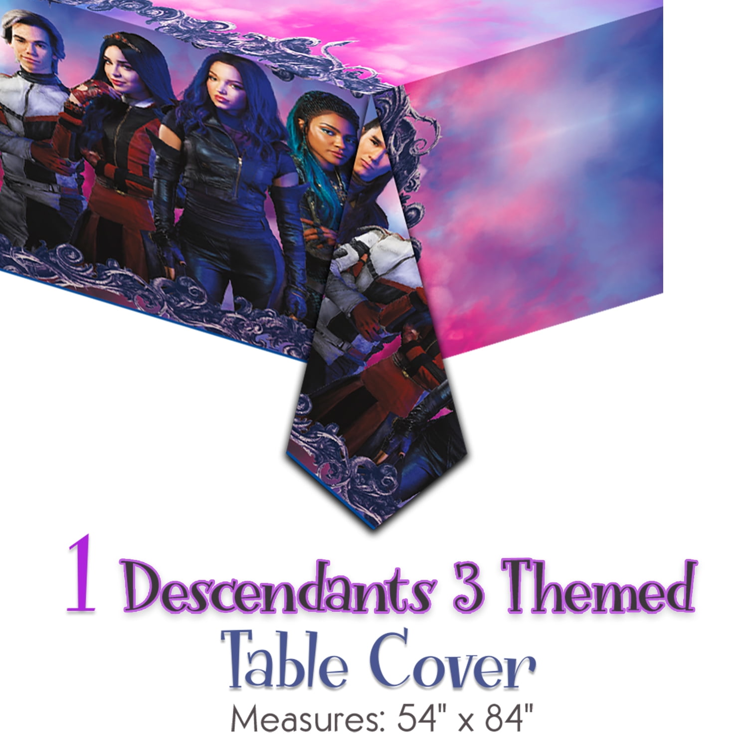 Descendants 3 Party Supplies for 16 – Large Plates, Dessert Plates ...