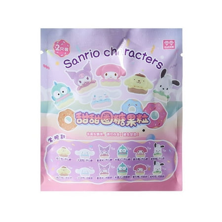 Miniso Sanrio Family Donut Series Candy Granules (2 Pack) Blind Box ...