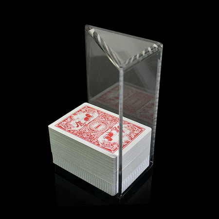 CARBONLIKE Playing Card Acrylic Box Playing Card Holder Clear Acrylic ...