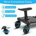 iMounTEK Universal Stroller Board with Detachable Seat, Holds Children ...