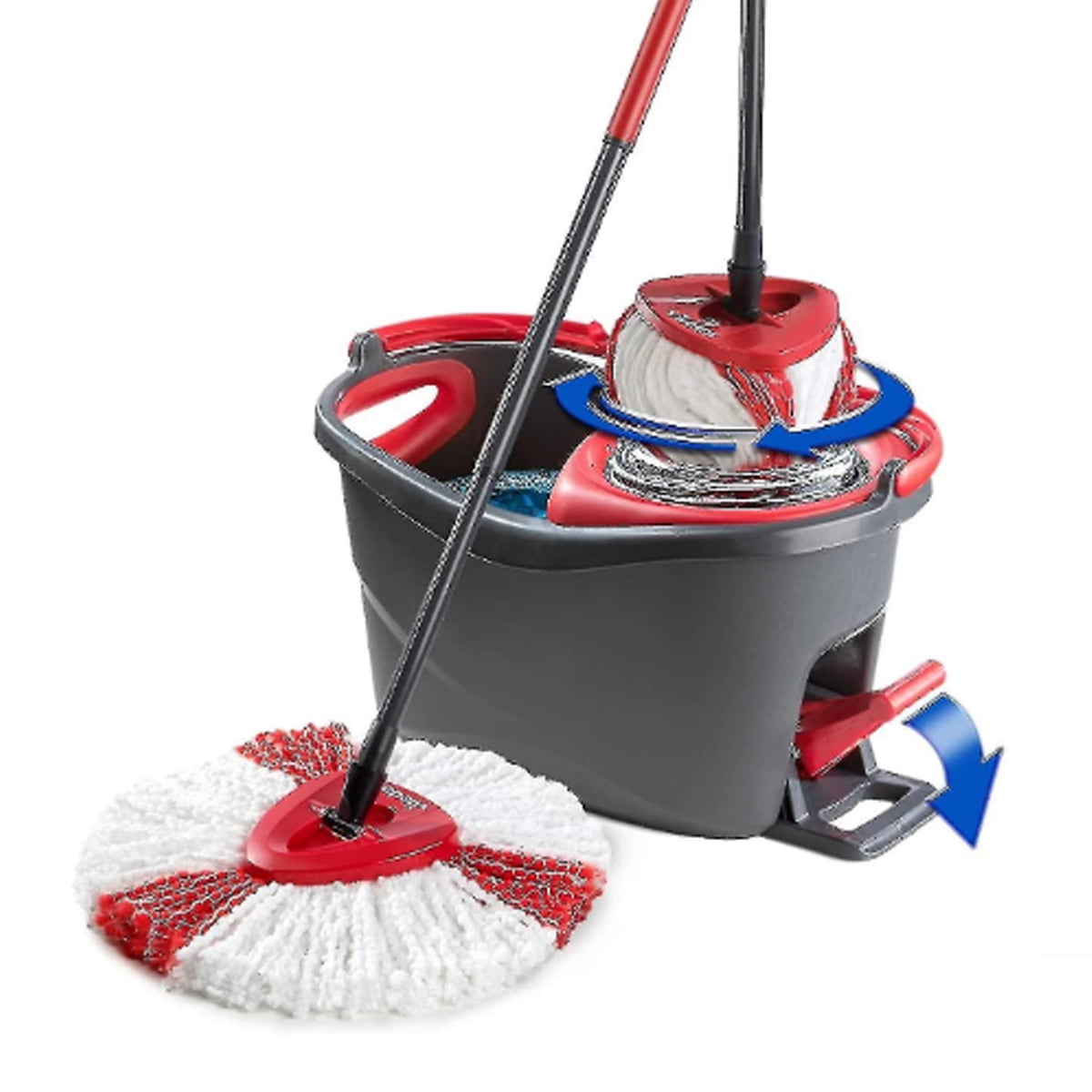 Click here for Hesignd Swivel Mop Red 1/3/4/6 Pieces Compatible W... prices