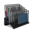 TRU RED 5-Tiered Wire Mesh Desktop File Organizer, Desktop Incline ...