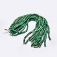 5 Strand Natural Imperial Jasper Beads Strands Round Dyed Dark Cyan 6mm ...