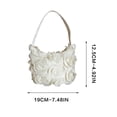 3D Rose Women Evening Clutch Bag, Elegant Floral Handbag, Roses Flower ...