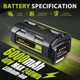 2Pack 40V Battery For Ryobi 40 Volt 6.0Ah Lithium OP4050 OP40602 ...