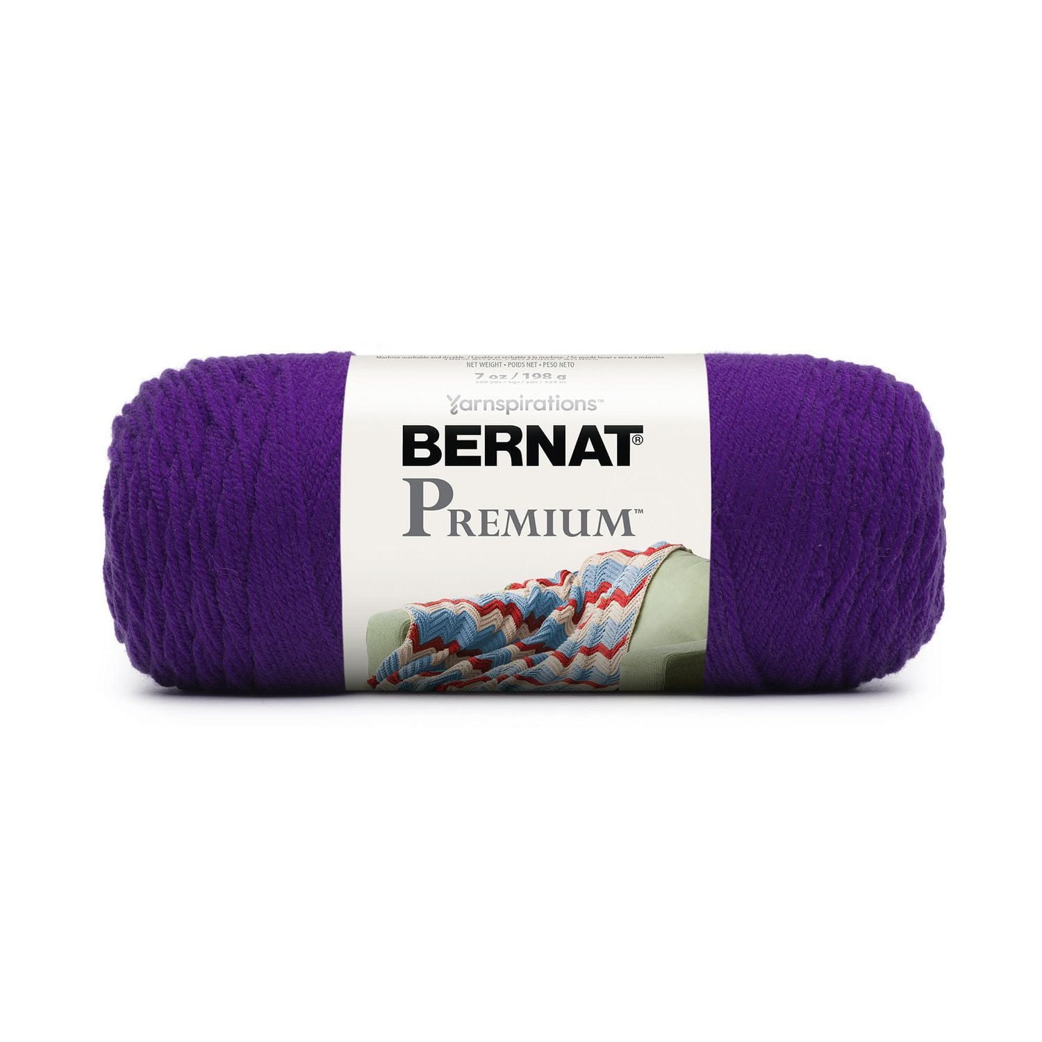 Bernat® Premium™ Yarn, Acrylic #4 Medium, 7oz/198g, 360 Yards, Acrylic ...