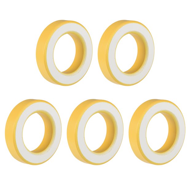 26.8mm x 45.2mmx 17mm Ferrite Ring Iron Powder Toroid Cores Red Gray ...