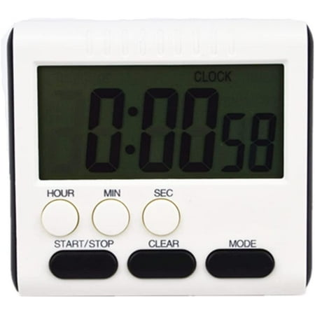 Mini Digital Timer, 24 Hour Format, Countdown Timer and Stopwatch, for ...