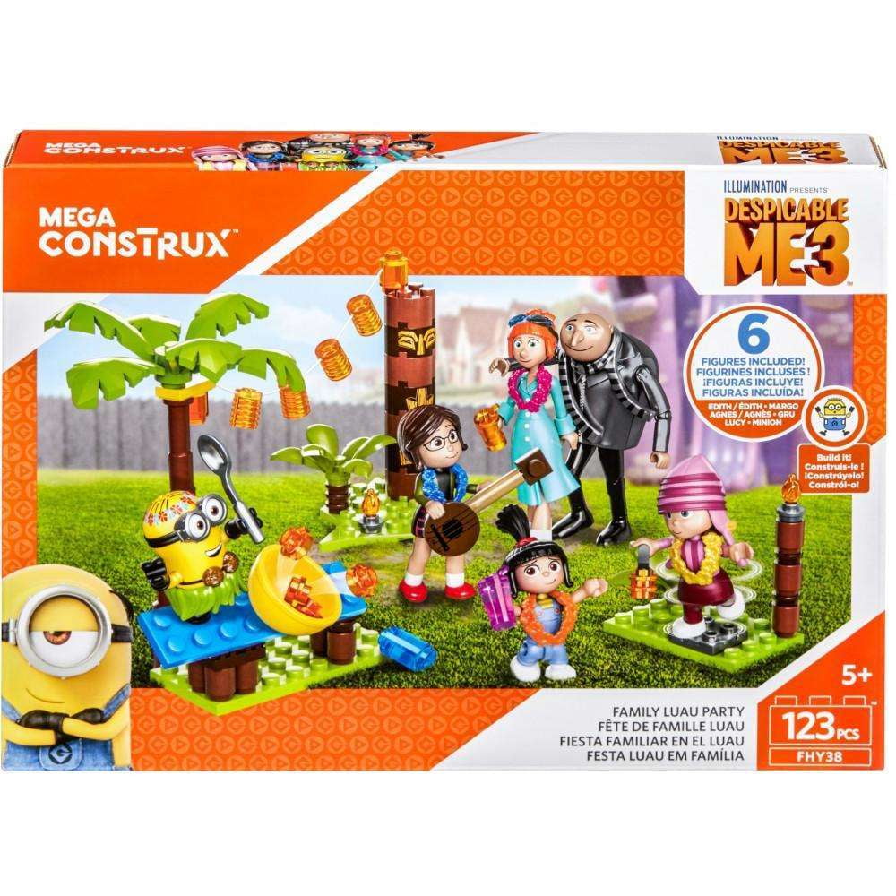 Mega Construx Despicable Me 3 Family Luau Party 123-Piece Set - Walmart ...
