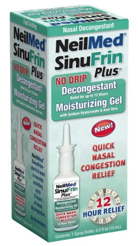 2 Pack Neilmed Sinufrin Plus Decongestant Moisturizing Gel, .5 Fluid ...