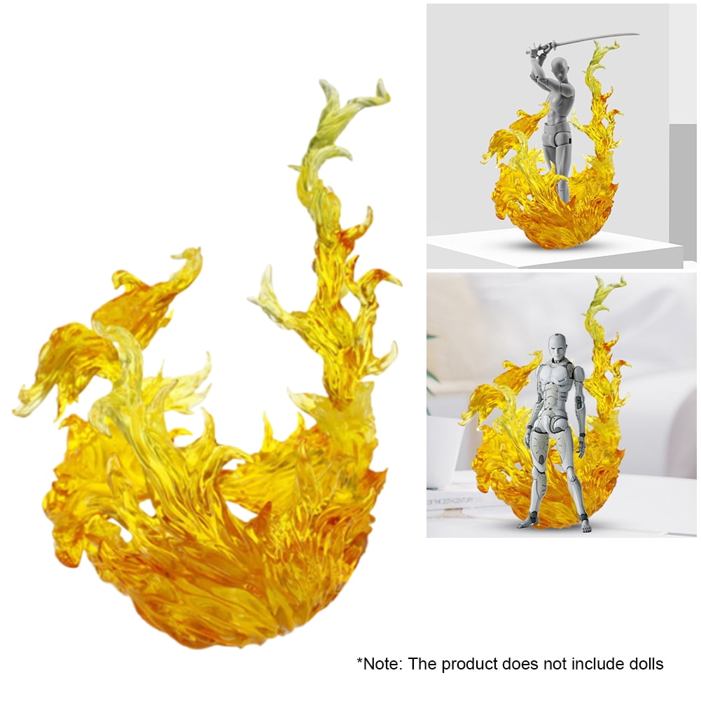 Impacto Fuego Efectos Especiales Modelo Llama Tamashii para S.H.Figuart ...