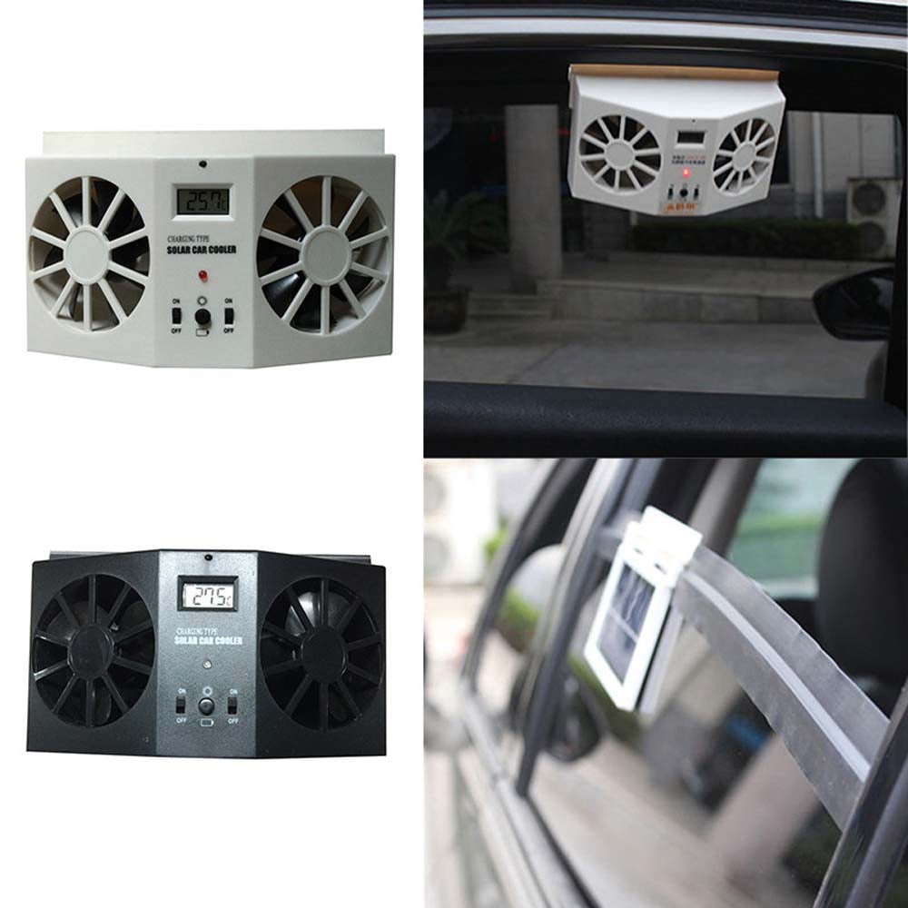 Buy TOTMOX Solar Powered Car Ventilator,Three Duct and Three Motor Car ...