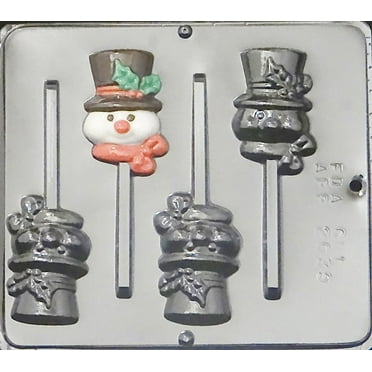 2086 Santa Claus Face Lollipop Chocolate Candy Mold - Walmart.com