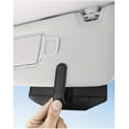 Car Sun Visor Sunglasses Holder, PU Leather Eyeglasses Storage Case ...