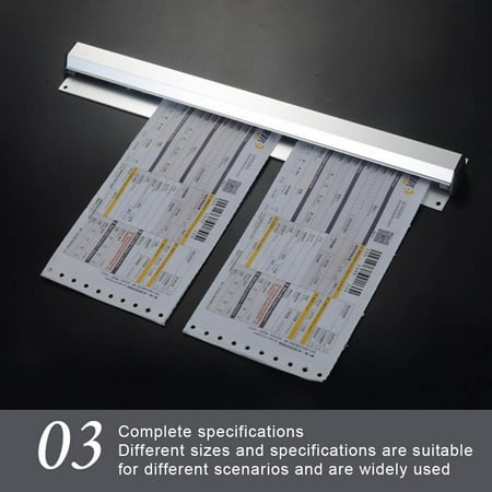 wolftale Wall Mounted Slide Check Rack Aluminum Food Bill Ticket Holder ...