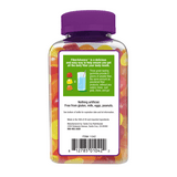 Fiber Advance Plant Based Prebiotic Fiber Supplement Gummies, Natural ...