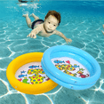 BESTSKY Blue Pvc Inflatable Kids Swimming Pool 24X24 Inch for Baby ...