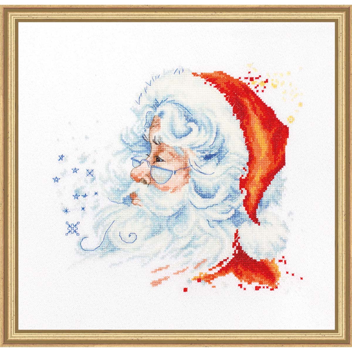Luca S Santa Claus Iii Counted Cross Stitch Kit