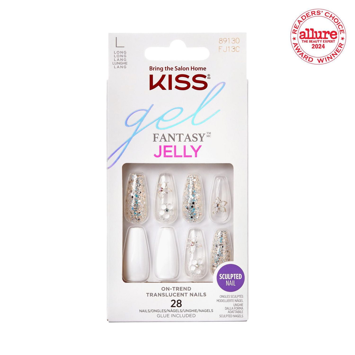 Click here for Kiss Gel Fantasy - Fake Nails  Long prices