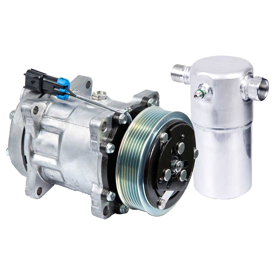 For GMC C6500 C7500 & Chevy C 6500 C7500 OEM AC Compressor w/ A/C Drier ...