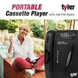Tyler TCP-02 Portable AM/FM Radio Cassette Player with Sport Earbuds ...