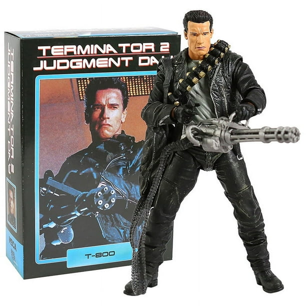 NECA The Terminator T-800 T-1000 Endoskeleton PVC Action Figure ...