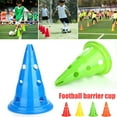 5Pcs Football Training Cones Conical Obstacle Bar Bucket Sign Barrier ...