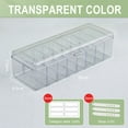 Floleo Photocard Storage Box Transparent Photo Card Storage Box ...