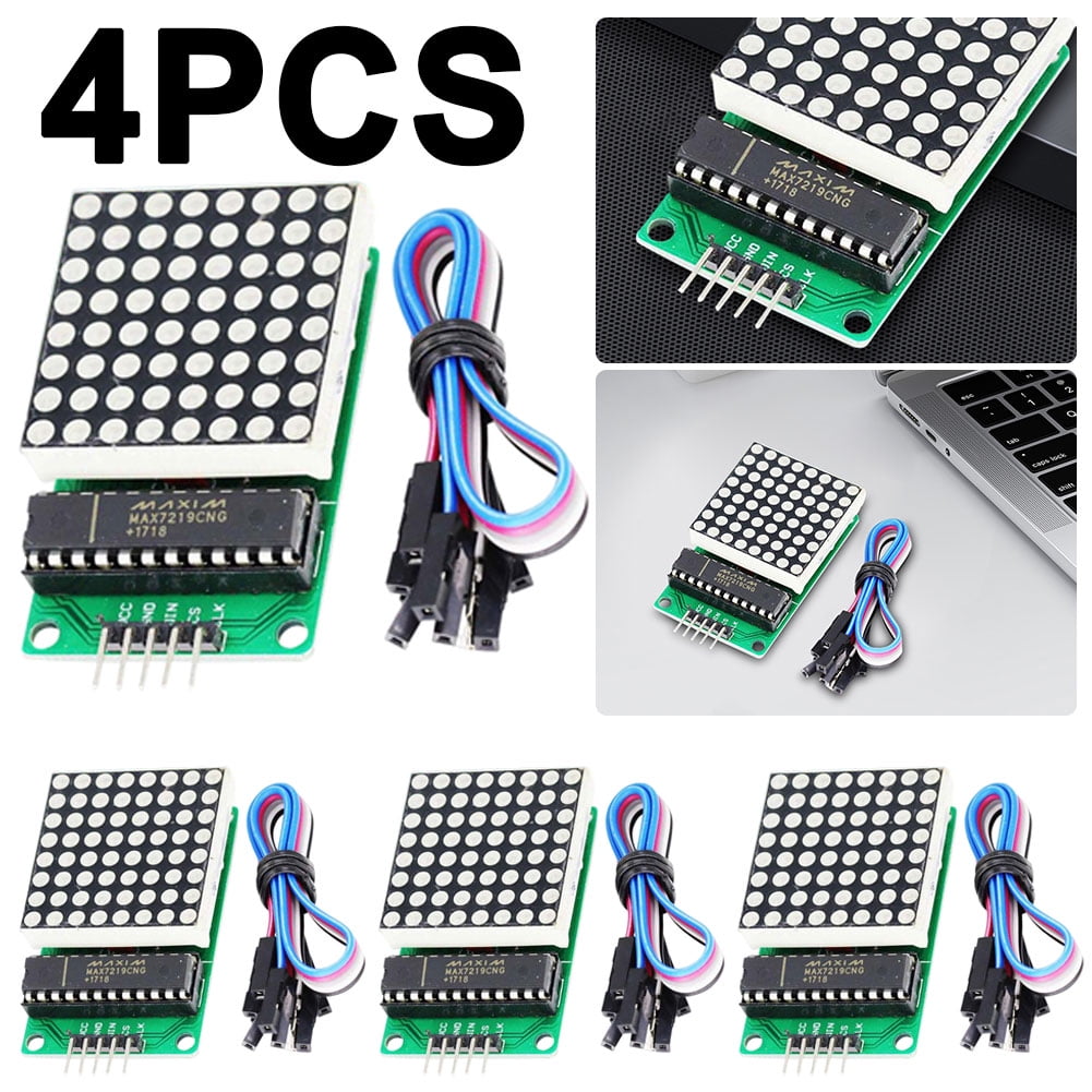 Módulo Puntos MAX7219 Módulo Control Módulo Microcontrolador Módulo ...