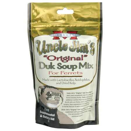 Marshall Uncle Jim's Original Duk Soup Mix for Ferrets - 4.5 oz ...