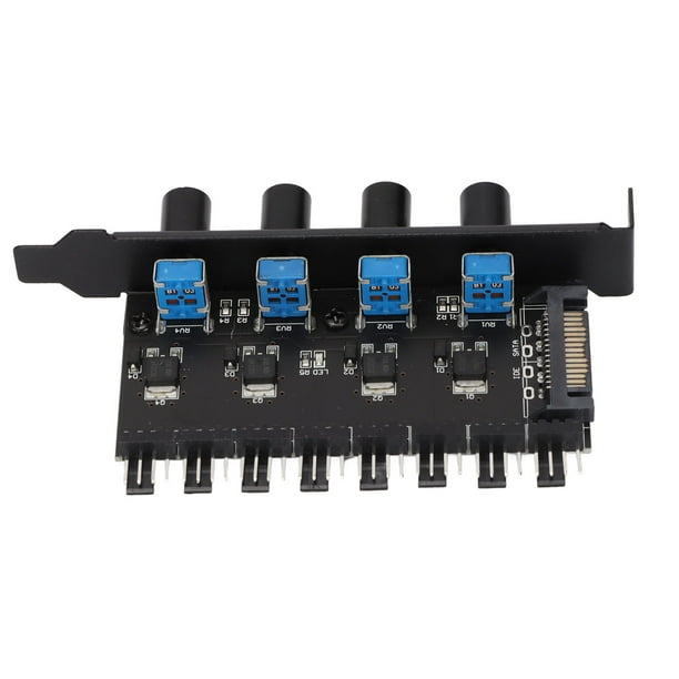 Fan Hub,PC Fan Hub PC PC Fan Controller P Channel Fan Hub Striking ...