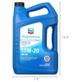 Chevron Supreme Synthetic Blend Motor Oil 5W-20, 5 Quart - Walmart.com