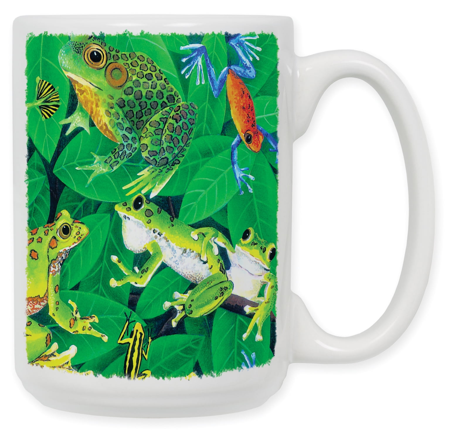 15 Ounce Ceramic Coffee Mug - Frogs - Walmart.com