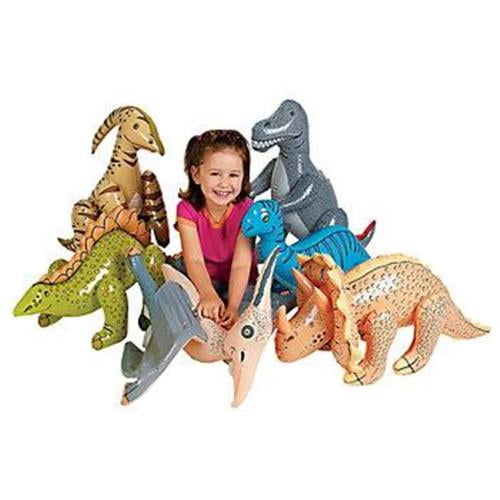 Jumbo Inflatable Dinosaurs- 6 Pc - Toys - 6 Pieces - Walmart.com