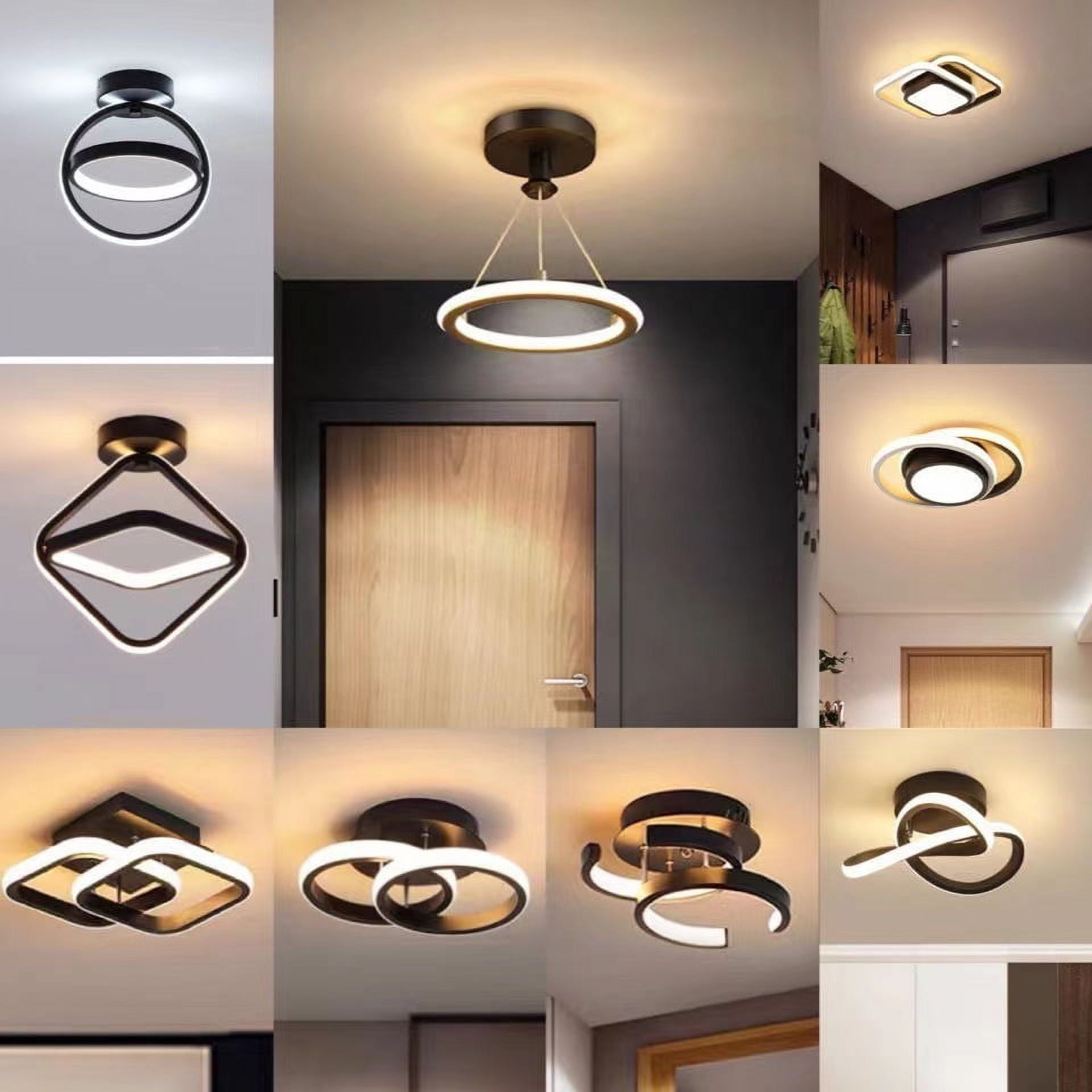 Lámpara de techo LED simple y moderna para pasillo, pasillo, pasillo ...